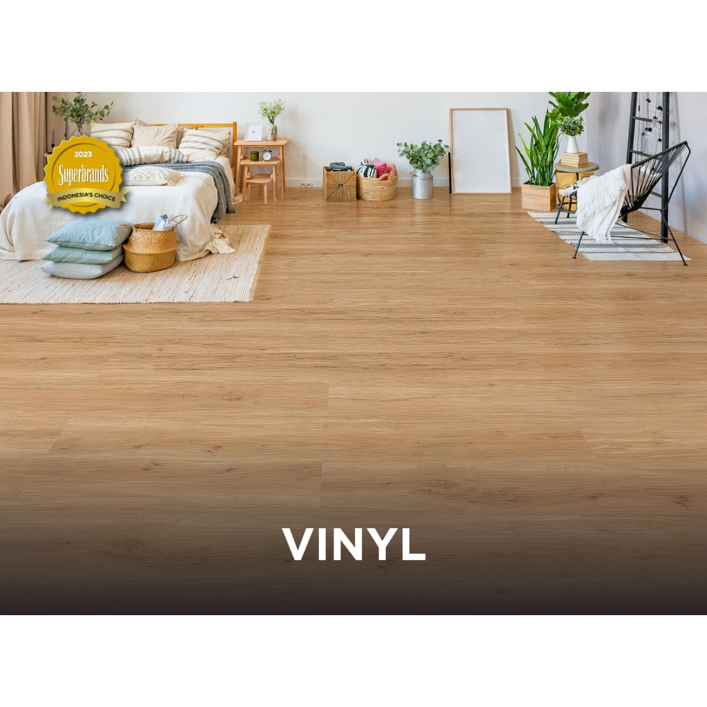 Jual TACO Lantai Vinyl 3mm Motif Kayu dan Batu per 1 box (Isi 3,34 m² ...