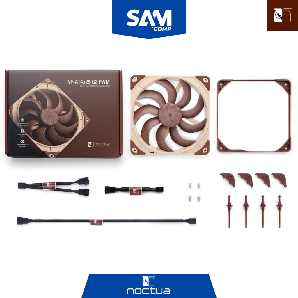 Jual NOCTUA NF-A14x25 G2 PWM | Next Gen 140mm Premium Fan | Shopee ...