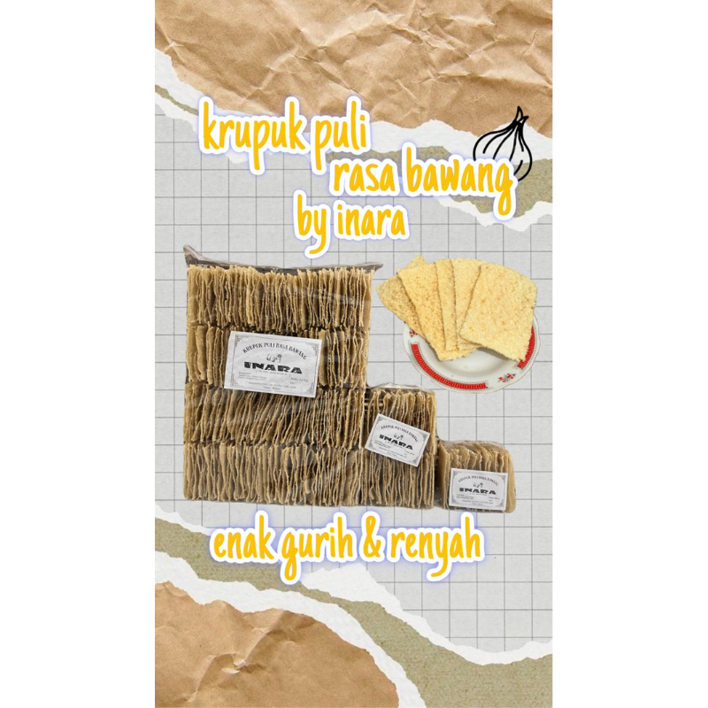Jual Inara ( Krupuk Puli Rasa Bawang ) | Shopee Indonesia