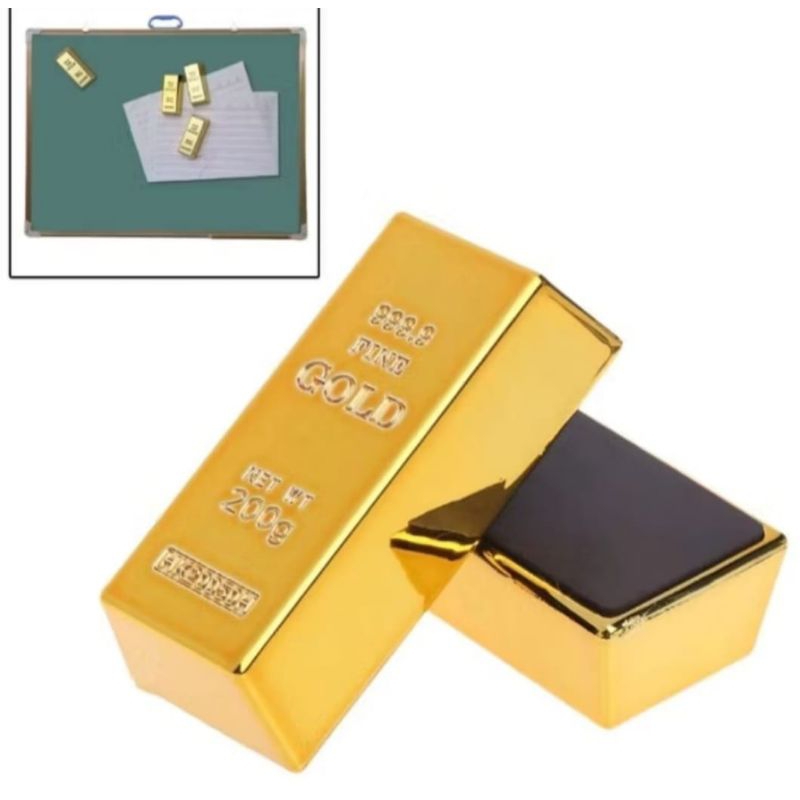 Jual Tempelan Magnet Kulkas Model Mas Batangan | Shopee Indonesia