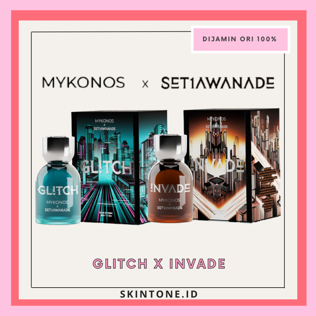 Jual MYKONOS X ADE SETIAWAN GLITCH & INVADE 50ML & 100ml READY Extrait ...