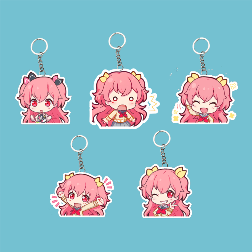 Jual Ganci Airi Project Sekai Akrilik UV DUA SISI | Gantungan Kunci Proseka Waifu Game | Ganci ...