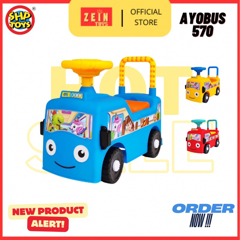 Jual Zeintoys Mobil Bus AYO mobil telolet Bus basuri Shp toys SHP 570 ...