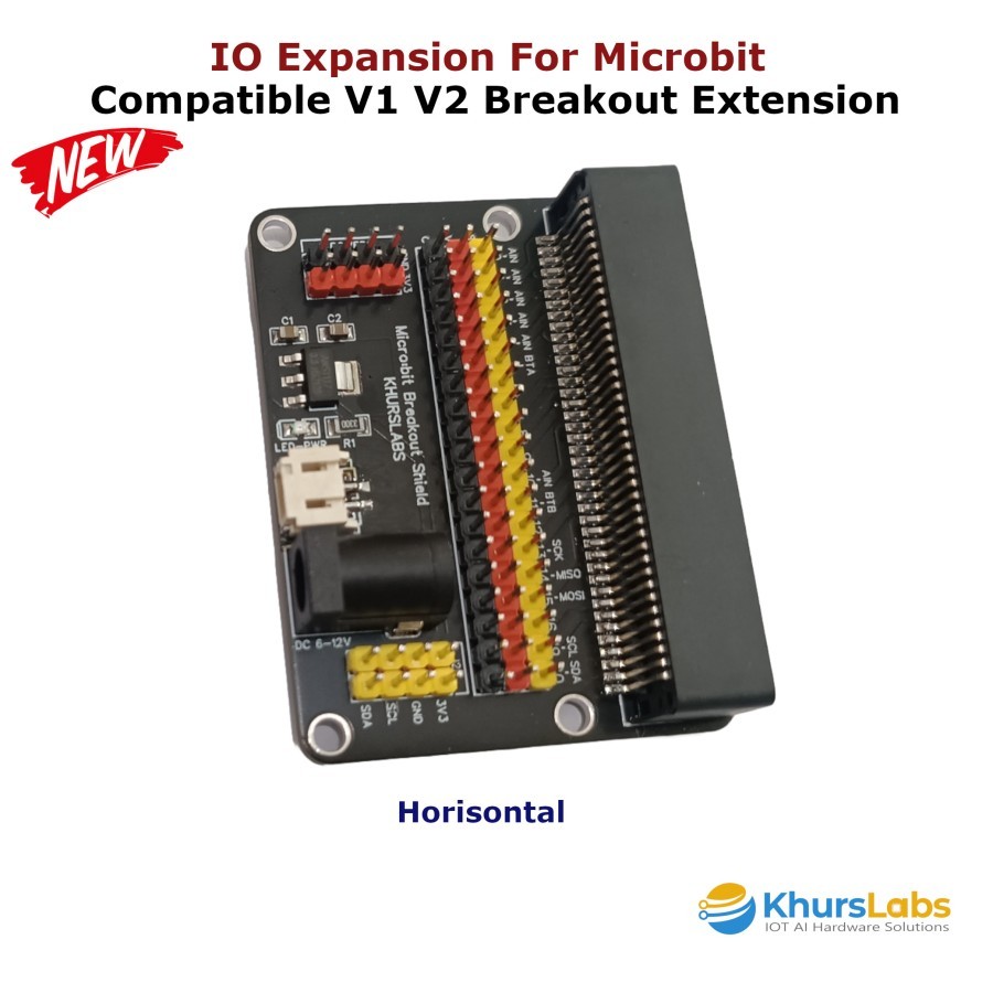 Jual IO Expansion For Microbit Compatible V1 V2 Breakout Extension ...