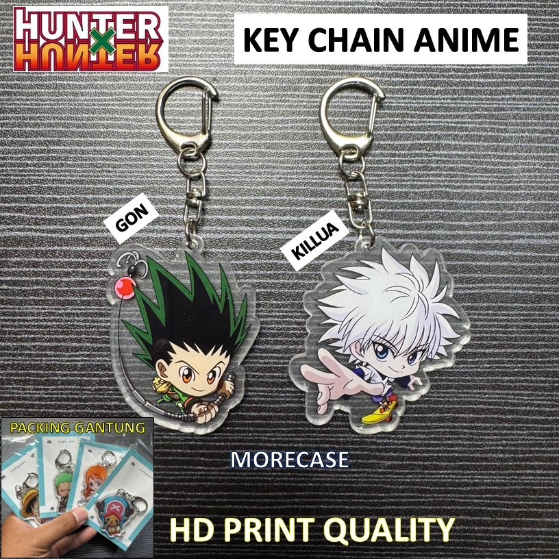 Jual KEY CHAIN ANIME HUNTER X HUNTER GON KILLUA GANTUNGAN KUNCI AKRILIK ...