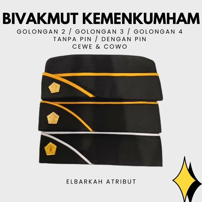 Jual TOPI BIVAKMUT KUMHAM DAN PIN BIVAKMUT PENGAYOMAN TERBARU WARNA ABU ...