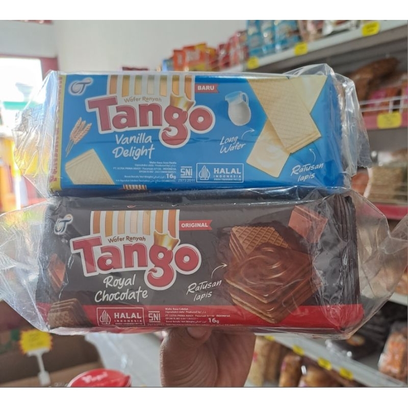 Jual Tango Wafer 16 gr 10 sachet | Shopee Indonesia