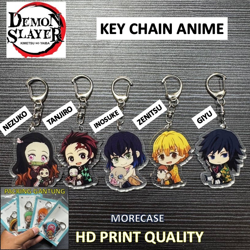 Jual KEY CHAIN ANIME DEMON SLAYER KIMETSU NO YAIBA NEZUKO TANJIRO ...