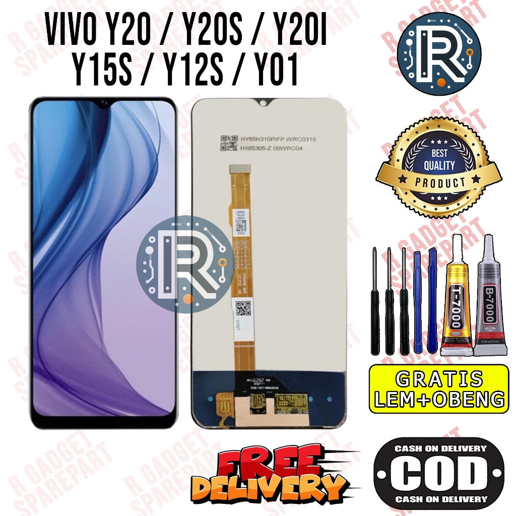 Jual Lcd VIVO Y20 / Y20S / Y20I / Y15S / Y12S / Y01 Original Oem Fullset Lcd Touchcsreen GRATIS ...