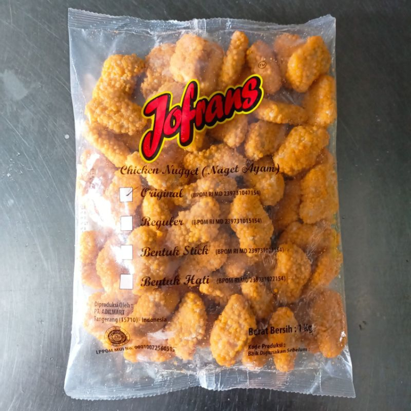 Jual Jofrans Nugget Original CRISPY 1 kg | Shopee Indonesia