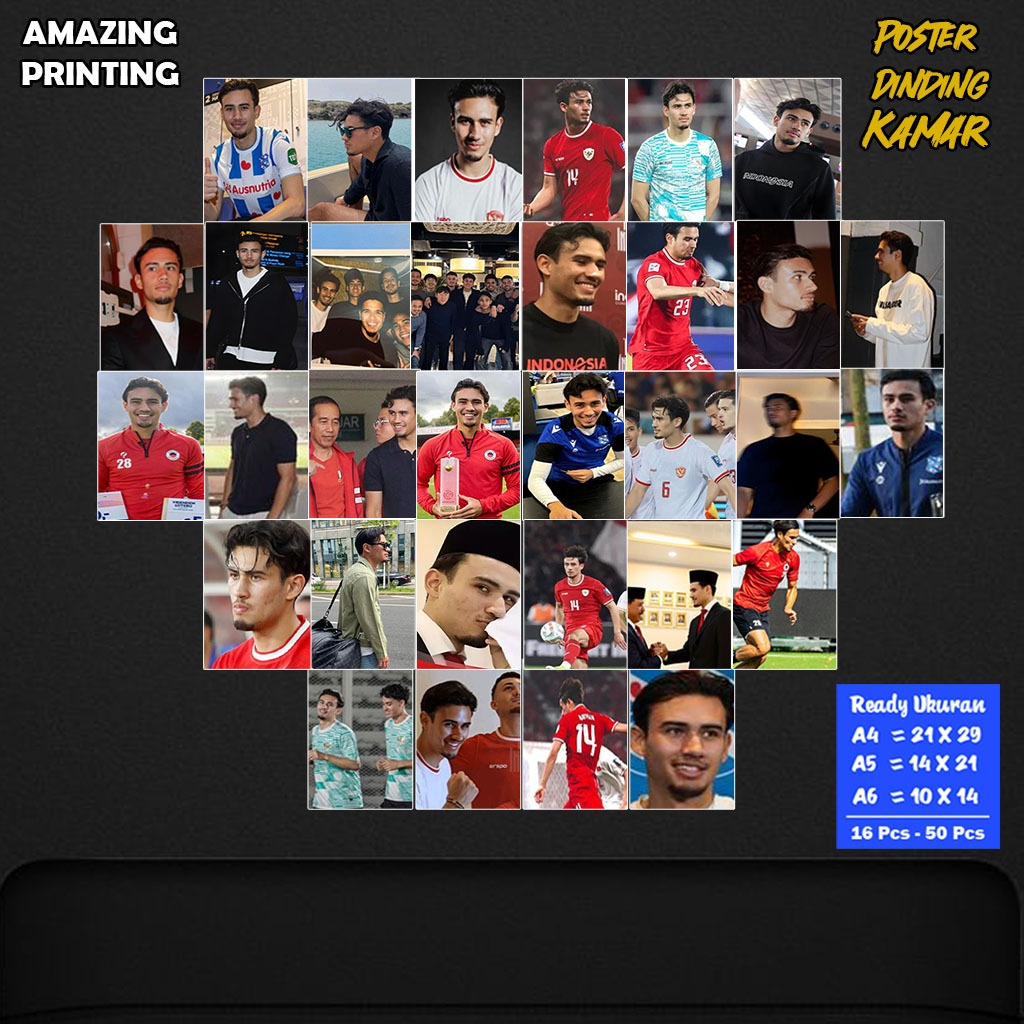 Jual Poster Dinding Kamar Nathan / Poster Dinding Timnas indonesia ...