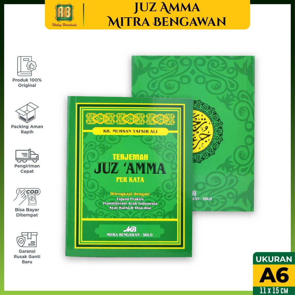 Jual Juz Amma Terjemah Perkata Transliterasi Arab Indonesia Kertas HVS ...