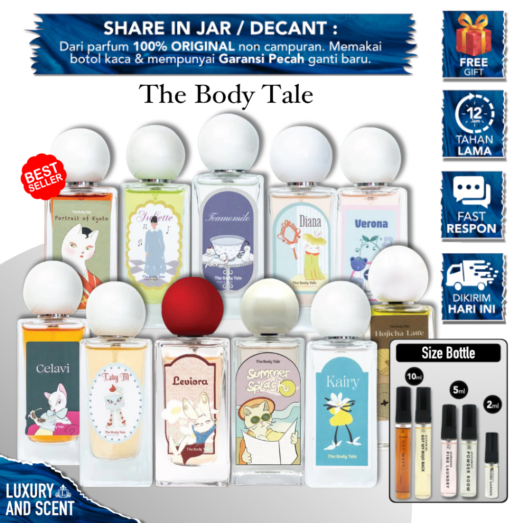 Jual DECANT THE BODY TALE PERFUME (SHARE IN JAR) Portrait of Kyoto ...
