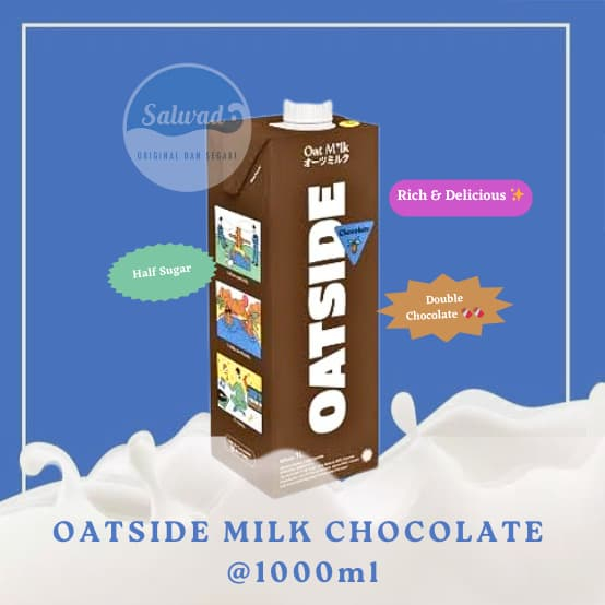 Jual Oatside Milk Chocolate - Susu Oat (1 liter) | Shopee Indonesia