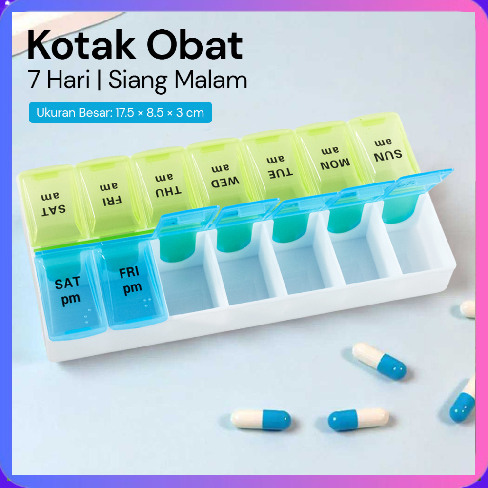 Jual Kotak Obat / Tempat Obat / Tempat Obat Harian / Kotak Obat Harian ...