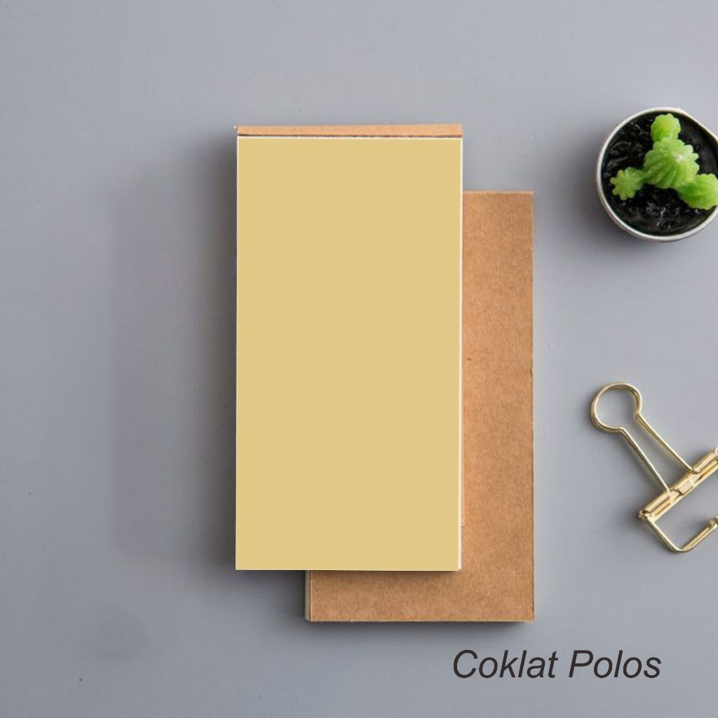 Jual Notes Notebook Aesthetic Notepad Isi 100 Halama Polos Garis Memo ...