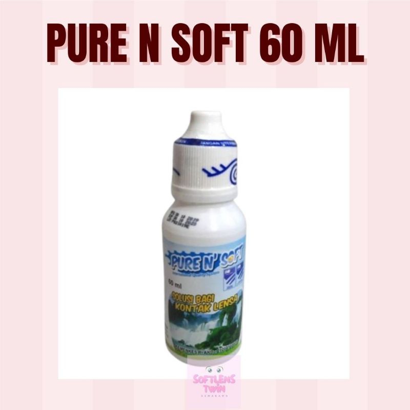Jual CAIRAN SOFTLENS PURE N SOFT 60 ML | Shopee Indonesia
