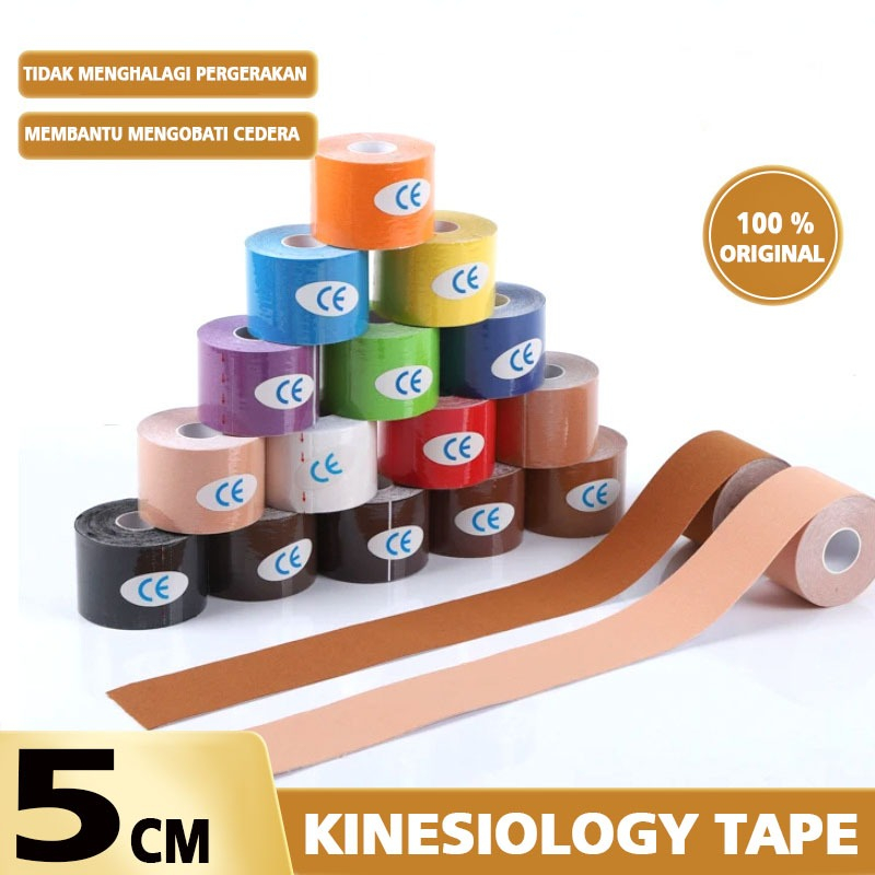 Jual Kinesio Tape / Tapping / Kinesiology Tape 5cm x 5m /Kinesiology Tape Plester Kinesio Perban ...