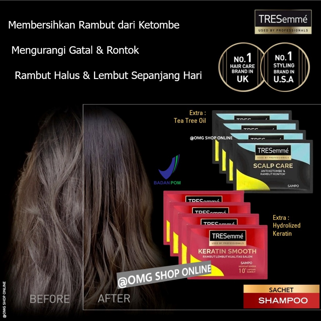 Jual TERMURAH !!! Shampoo Tresemme Keratin Smooth & Tresemme Scalp Care ...