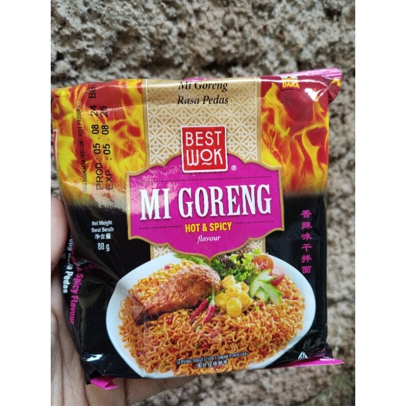 Jual Best Wok Mie Goreng Rasa Hot & Spicy Kemasan 85 Gram | Shopee ...