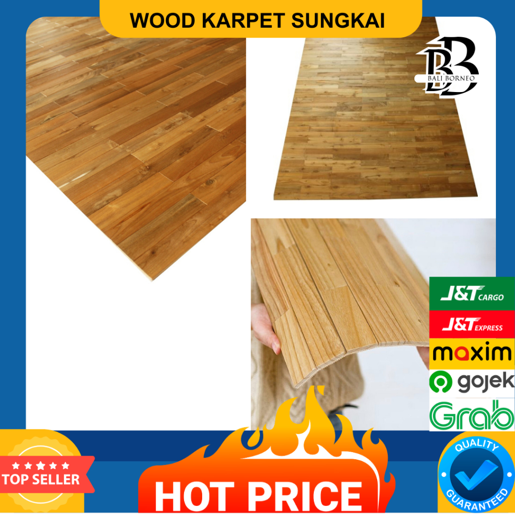 Jual Wood Carpet Solid Sungkai Polos - Karpet Kayu Sungkai, Karpet Bali ...