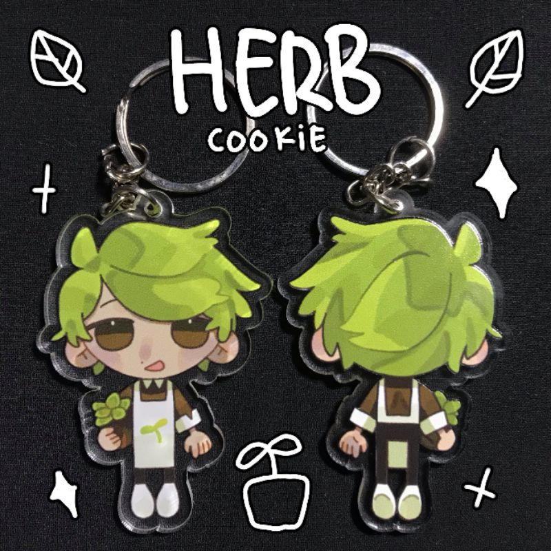 Jual CROB | HERB cookie run ovenbreak kingdom keychain fanart by KOIHN ...