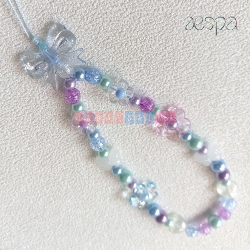Jual AESPA Phone Strap | Seubong Strap | Lightstick Strap Manik-manik ...