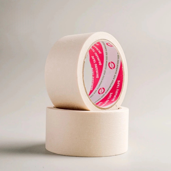 Jual BISA COD Lakban Kertas Kuning Besar Masking Tape Isolasi Kertas ...