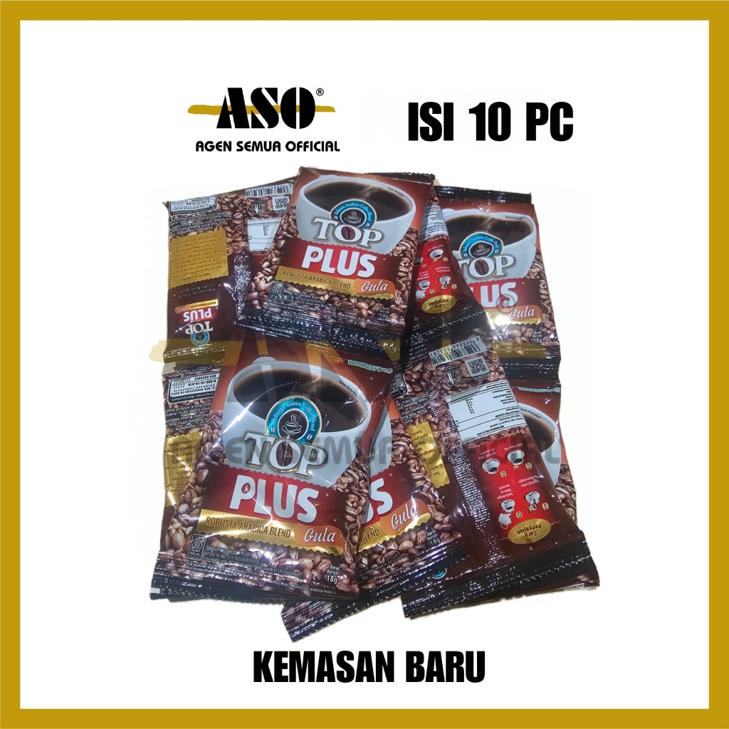 Jual TOP COFFEE PLUS GULA RENCENG ( ISI 11 ) | Shopee Indonesia