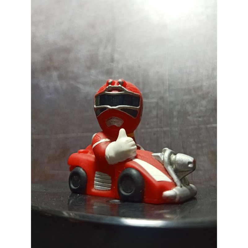 Jual Figure Super Sentai Red Character Car Ranger Red Riding Car Chibi ...