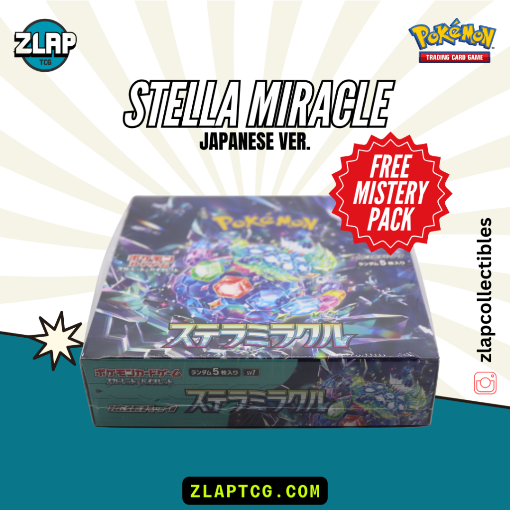 Jual Stella Miracle Booster Box - Pokemon TCG Japan | Shopee Indonesia