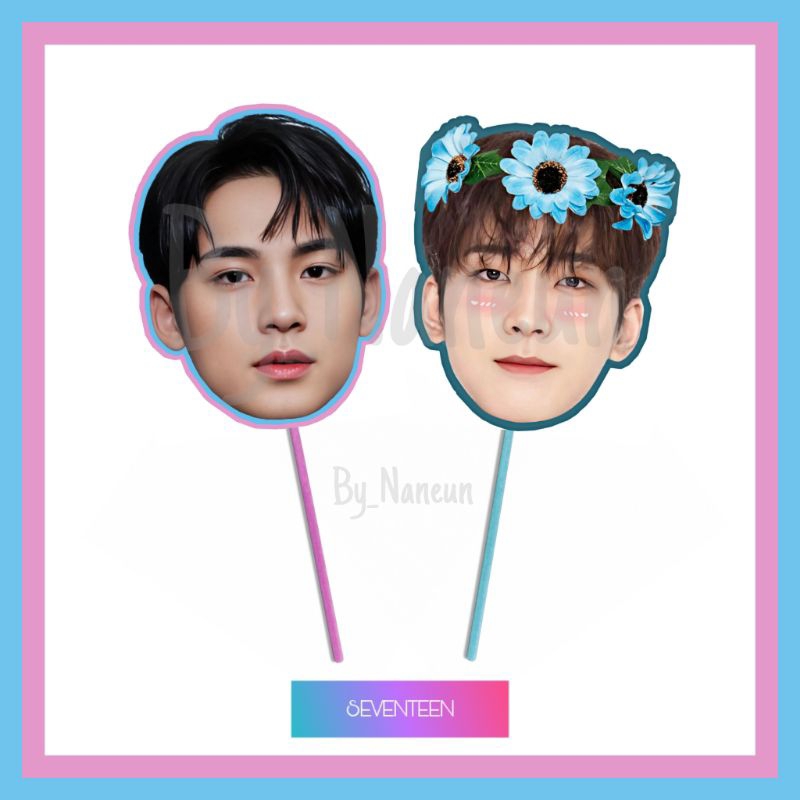 Jual Fan Face / Hand fan Seventeen / Hand fan / Kipas Wajah / Head fan ...