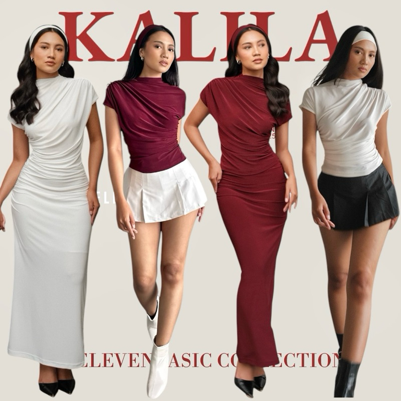 Jual KALILA SET | SETELAN WANITA | ONE SET WANITA ASSYMETRIC | TOP ATASAN WANITA | Nyaman Putih ...