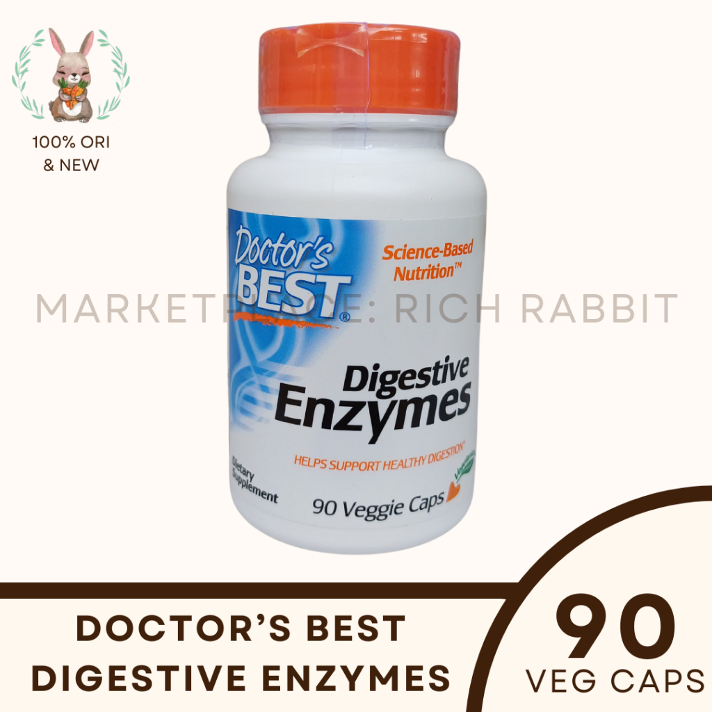 Jual Doctor's Dr Doctors Best Digestive Enzymes Pencernaan Immune 90 ...