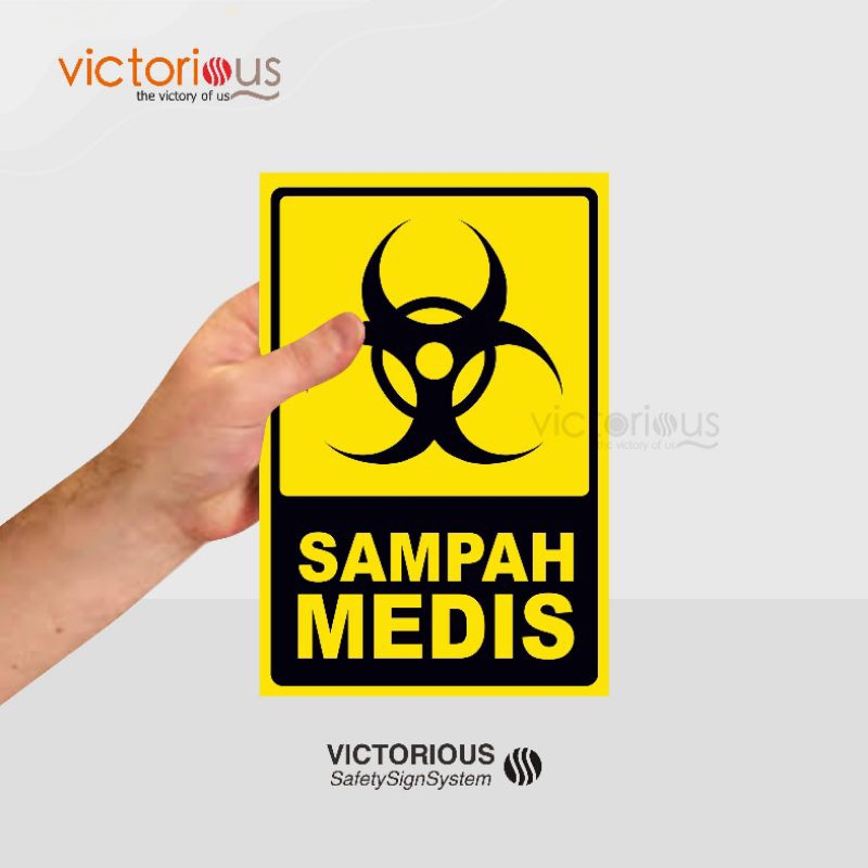 Jual Sticker Sampah Medis Sampah Non Medis | Shopee Indonesia
