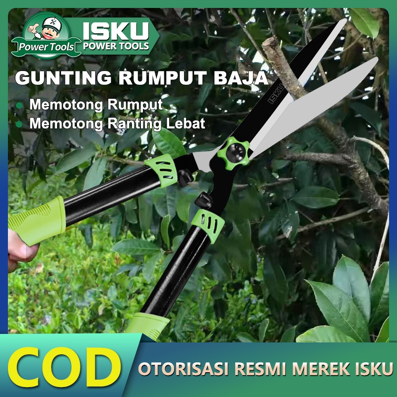 Jual ISKU Gunting Rumput Taman Gunting tanaman gunting pangkas daun ...