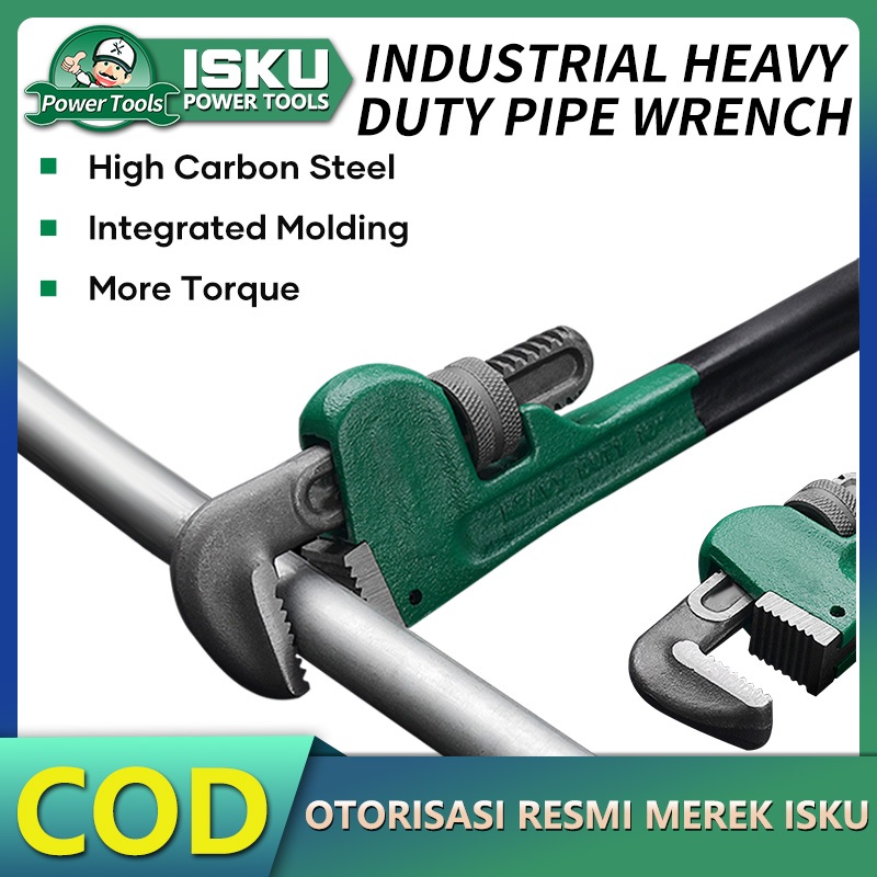 Jual ISKU Kunci Pipa Ledeng Kunci Pipe Wrench 10'' 12'' 14" 18" 24 ...