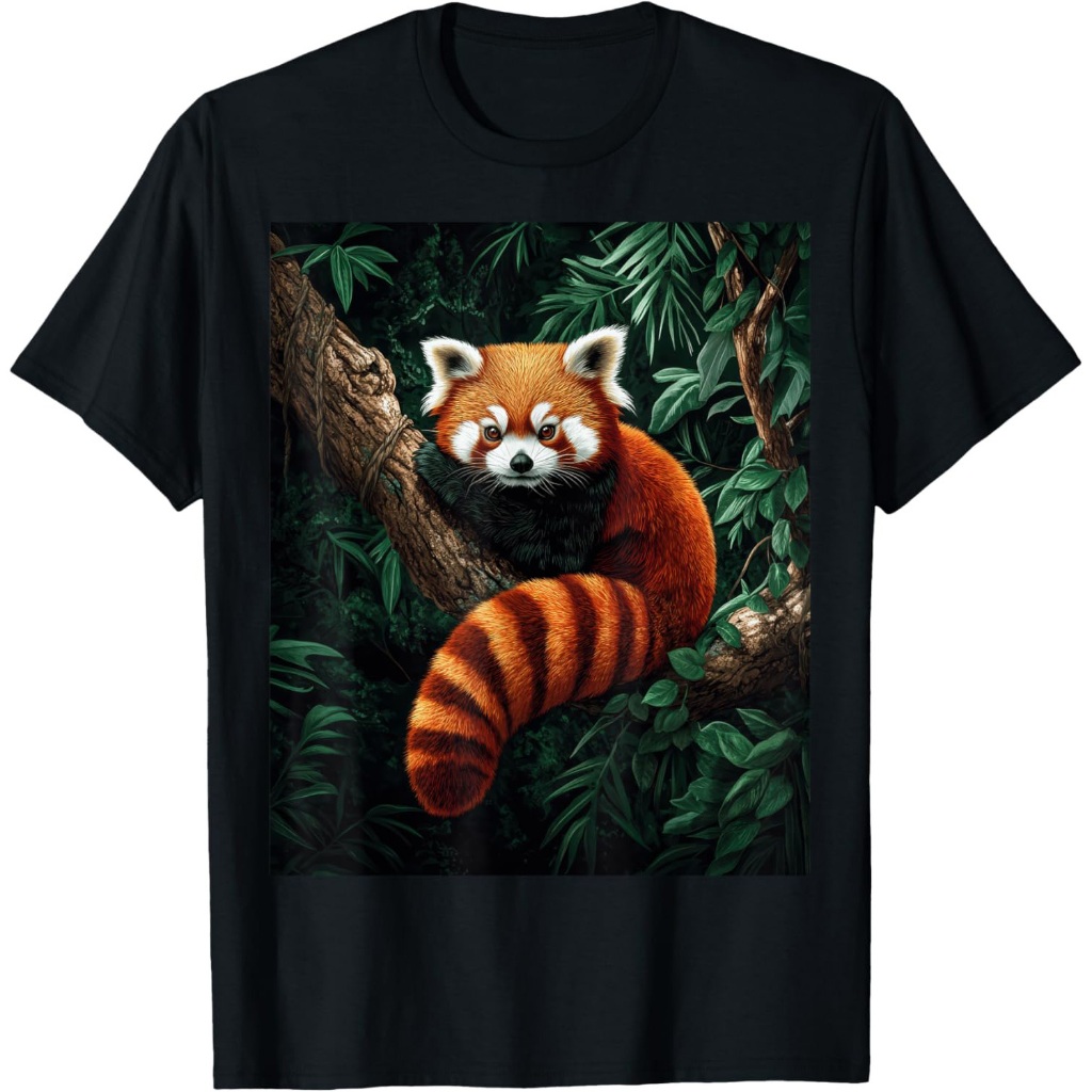 Jual Jungle Cutie_ Panda Merah di Pohon Surga untuk Anak-anak Kaos ...