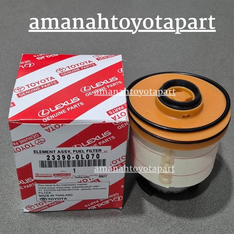 Jual Filter Solar Fortuner vrz , Hilux Revo Hiace Premio 23390 - 0L070 ...