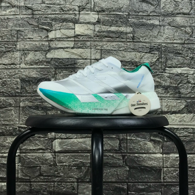 Jual ADIDAS ADIZERO ADIOS PRO 4 WHITE SILVER GREEN | Shopee Indonesia