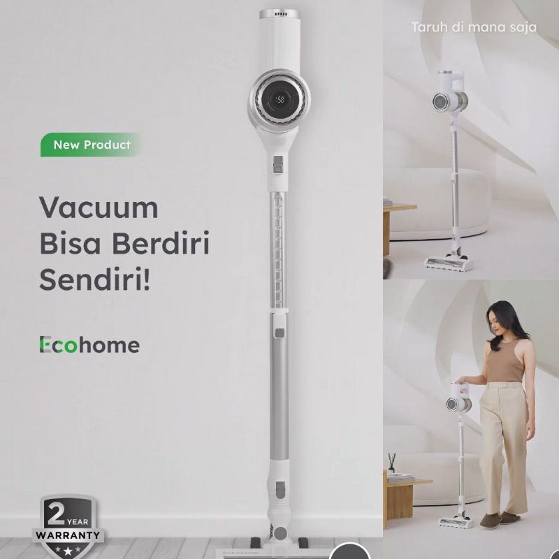 Jual ECOHOME Vacuum Cleaner Cordless Mesin Sedot Debu Tanpa Kabel Alat ...