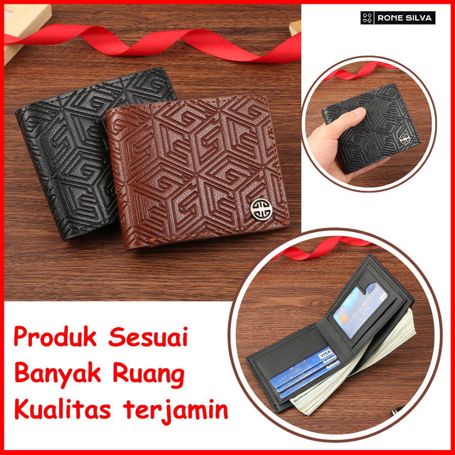 Jual Dompet Lipat Cowok Kulit Kecil Pria Ori Laki2 Banyak Slot Atm Ktp ...