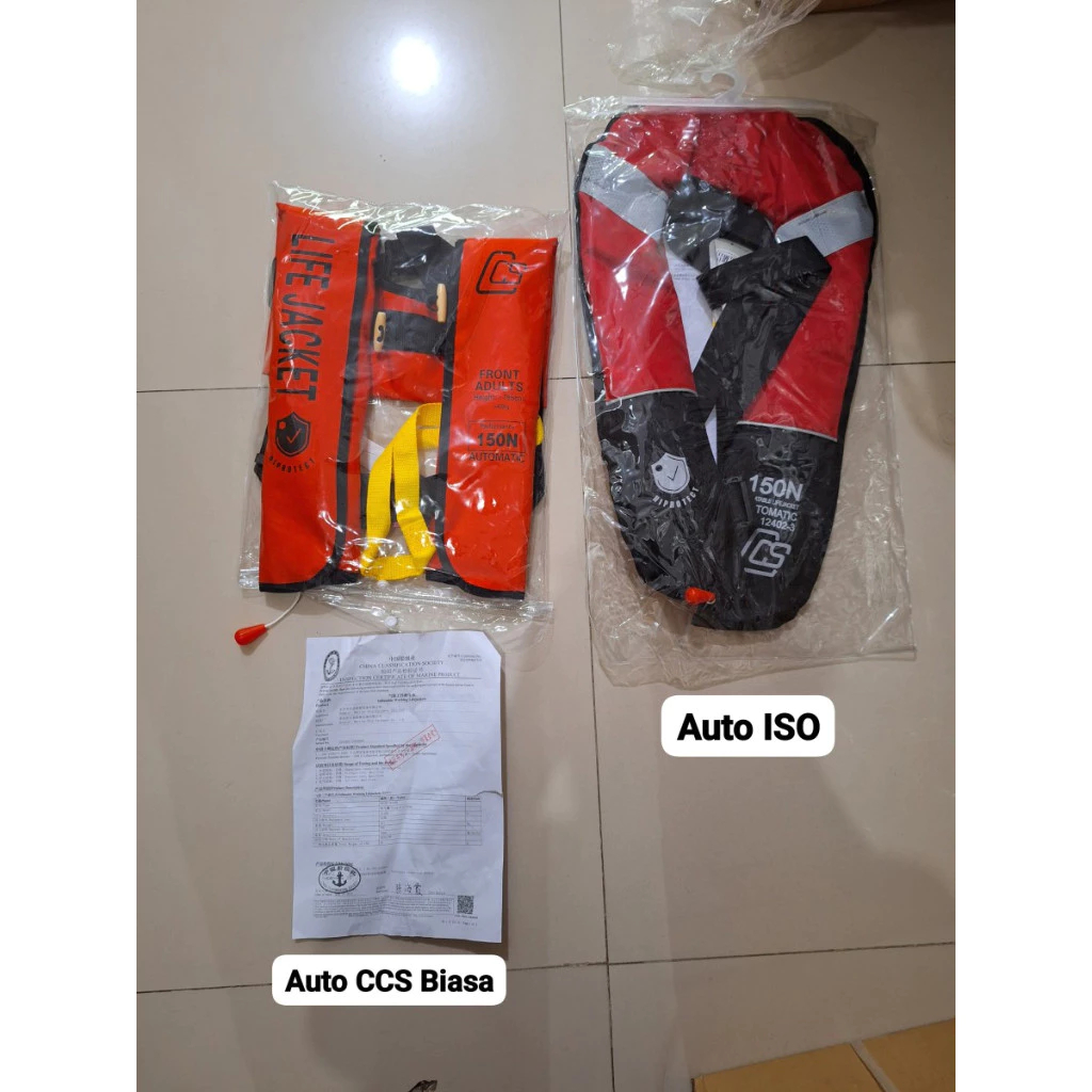 Jual Inflatable Life Jacket Pelampung Gas CO2 Merk Hiprotect CCS ...