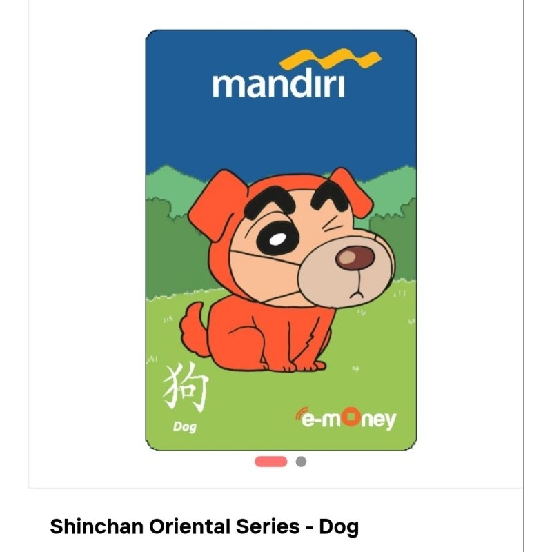 Jual Mandiri E Money - Shinchan Oriental Series - Dog | Shopee Indonesia
