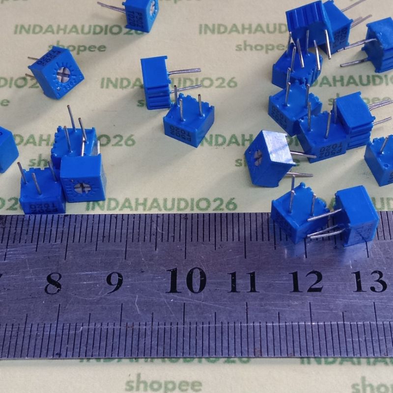 Jual trimpot presisi 502 VR tipe 3362 variable resistor 5k 5 kilo ohm ...