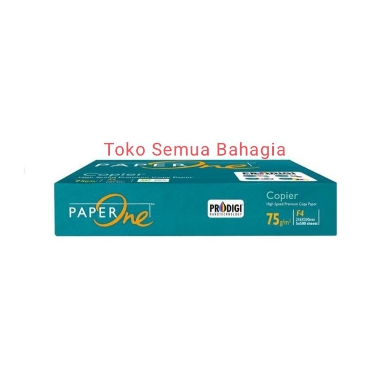 Jual PaperOne Kertas HVS A4 75gr Copier 1 Rim (500 lembar) | Shopee Indonesia