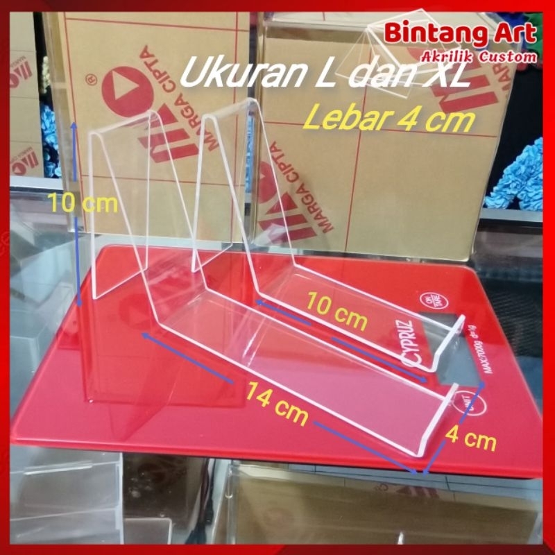Jual stand sepatu akrilik / display sepatu akrilik / dudukan Sepatu ...