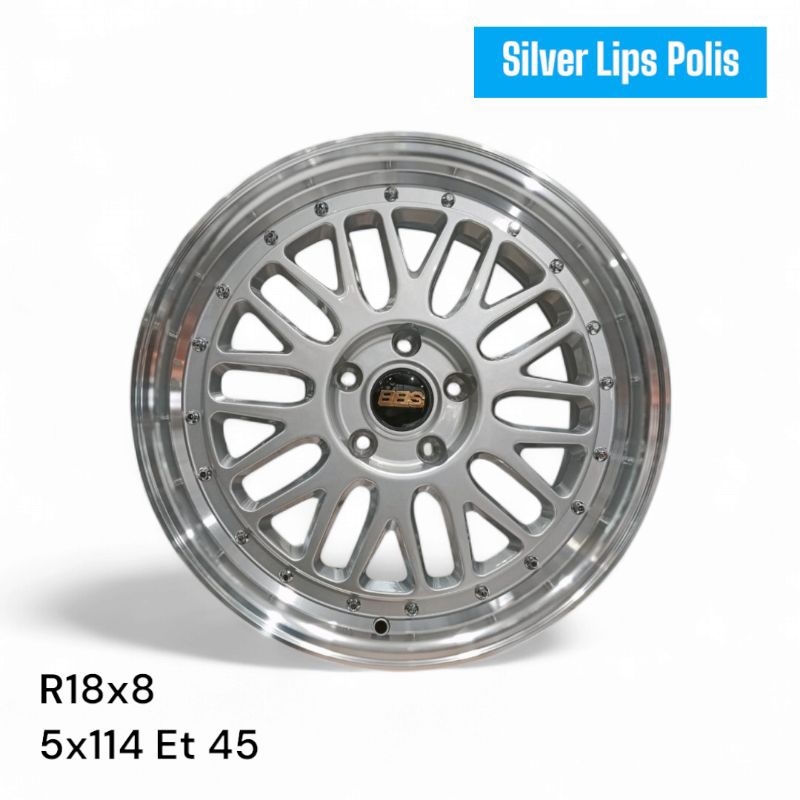 Jual Velg BBS R18 Pcd 5 x 114 Lebar 8 Et 45 | Shopee Indonesia