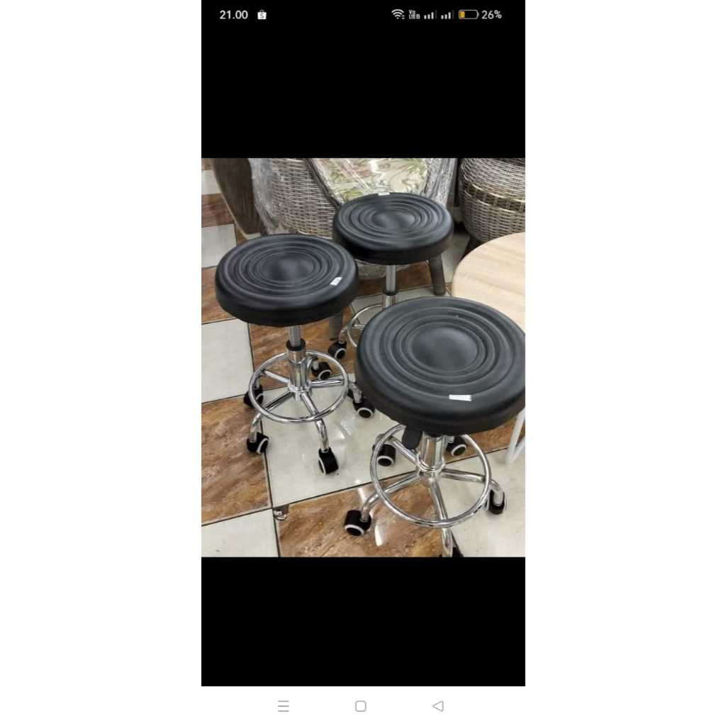 Jual Kursi Kantor Bulat/ Kursi Laboratorium/ Kursi Salon/ Kursi ...