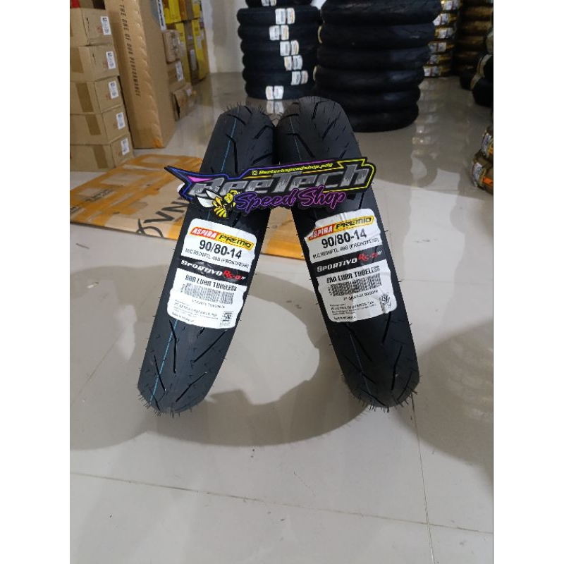 Jual BAN ASPIRA PREMIO RING 14 UKURAN 90/80 ORIGINAL | Shopee Indonesia